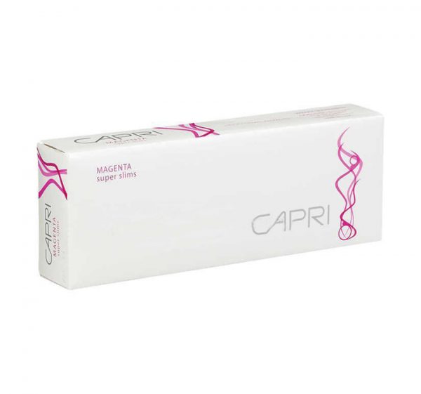 Capri Magenta 100’s: Elegance to Make Cigarettes Better.