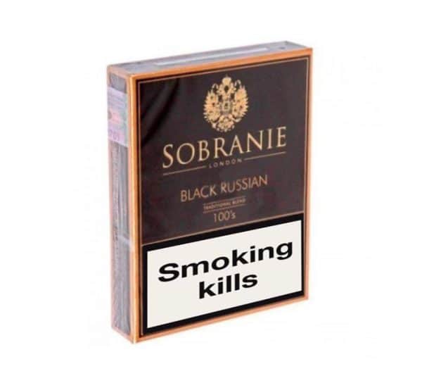 Sobranie Black Russian – Premium Strong Cigarettes, Rich Flavor ...